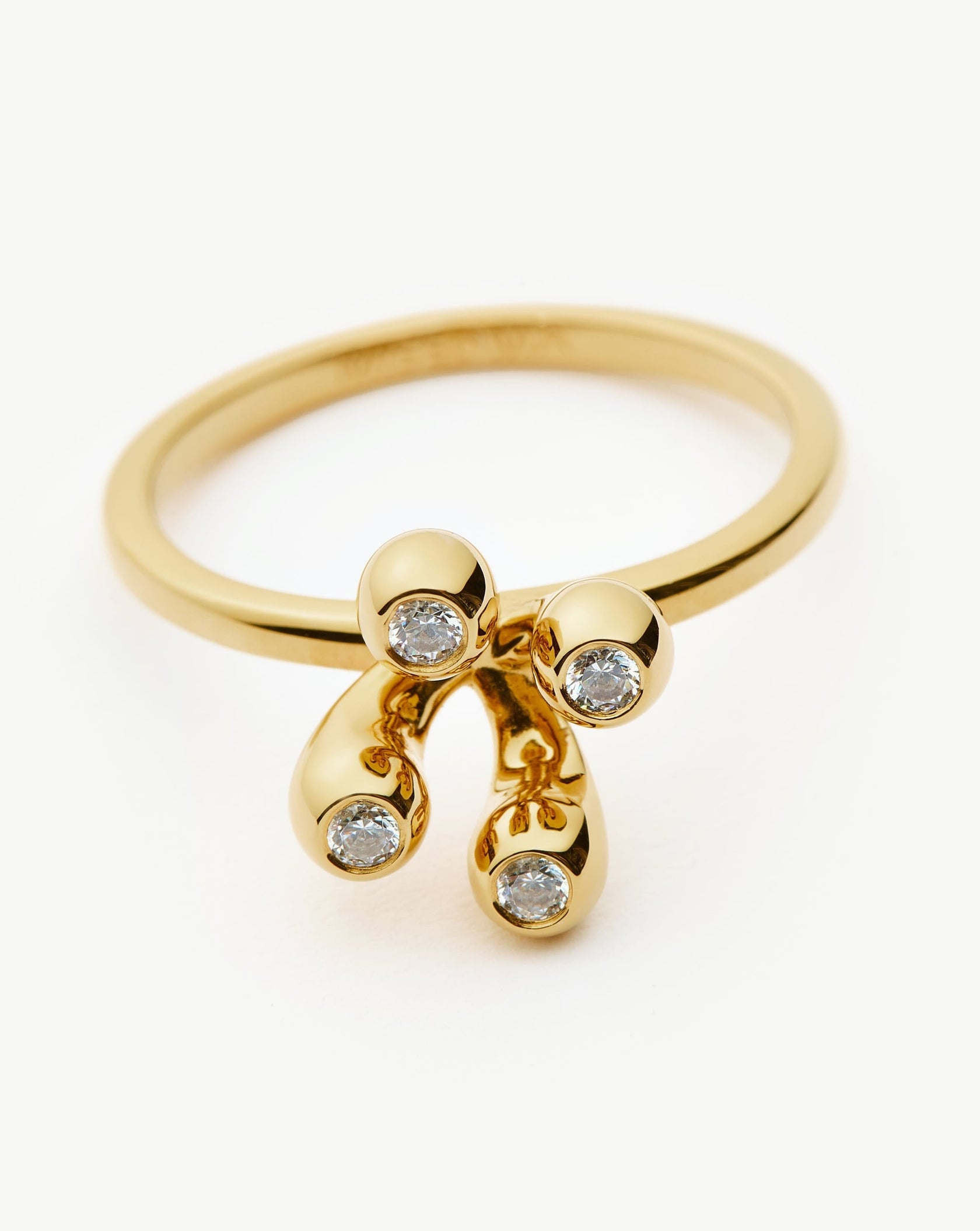 Atom Ring | 18ct Gold Vermeil | Missoma UK