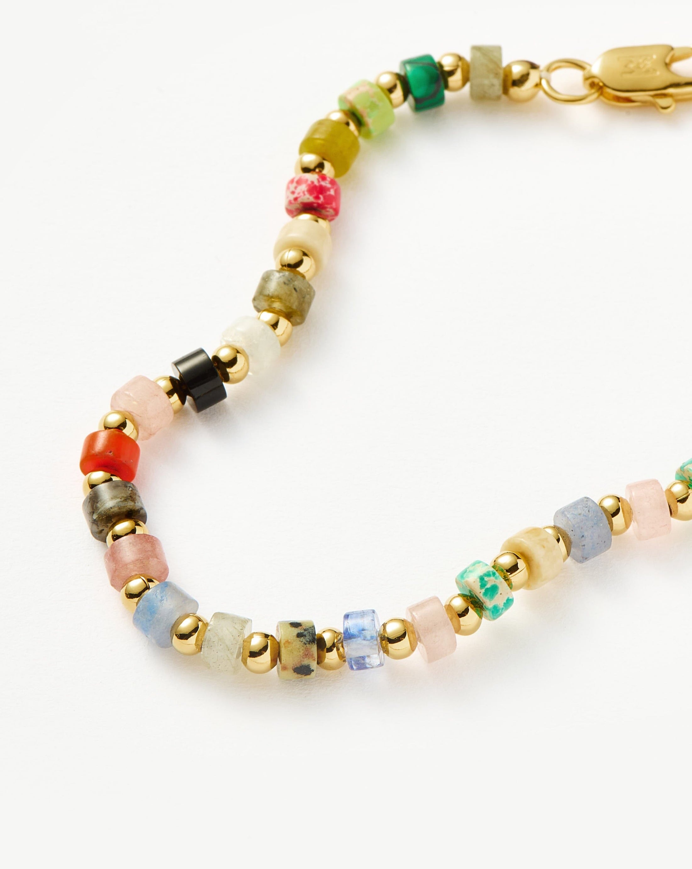 Beaded Bracelet - 18ct Gold Plated/Multi Beaded | Missoma