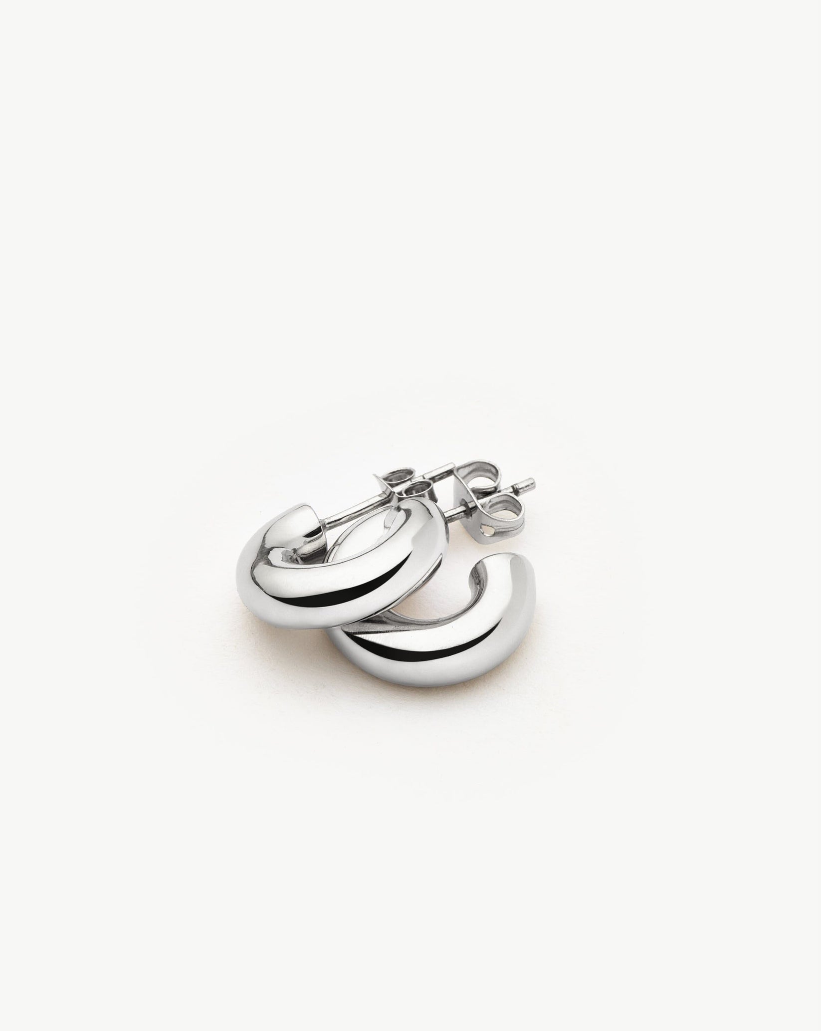 Chubby Mini Hoop Earrings | Sterling Silver | Missoma UK