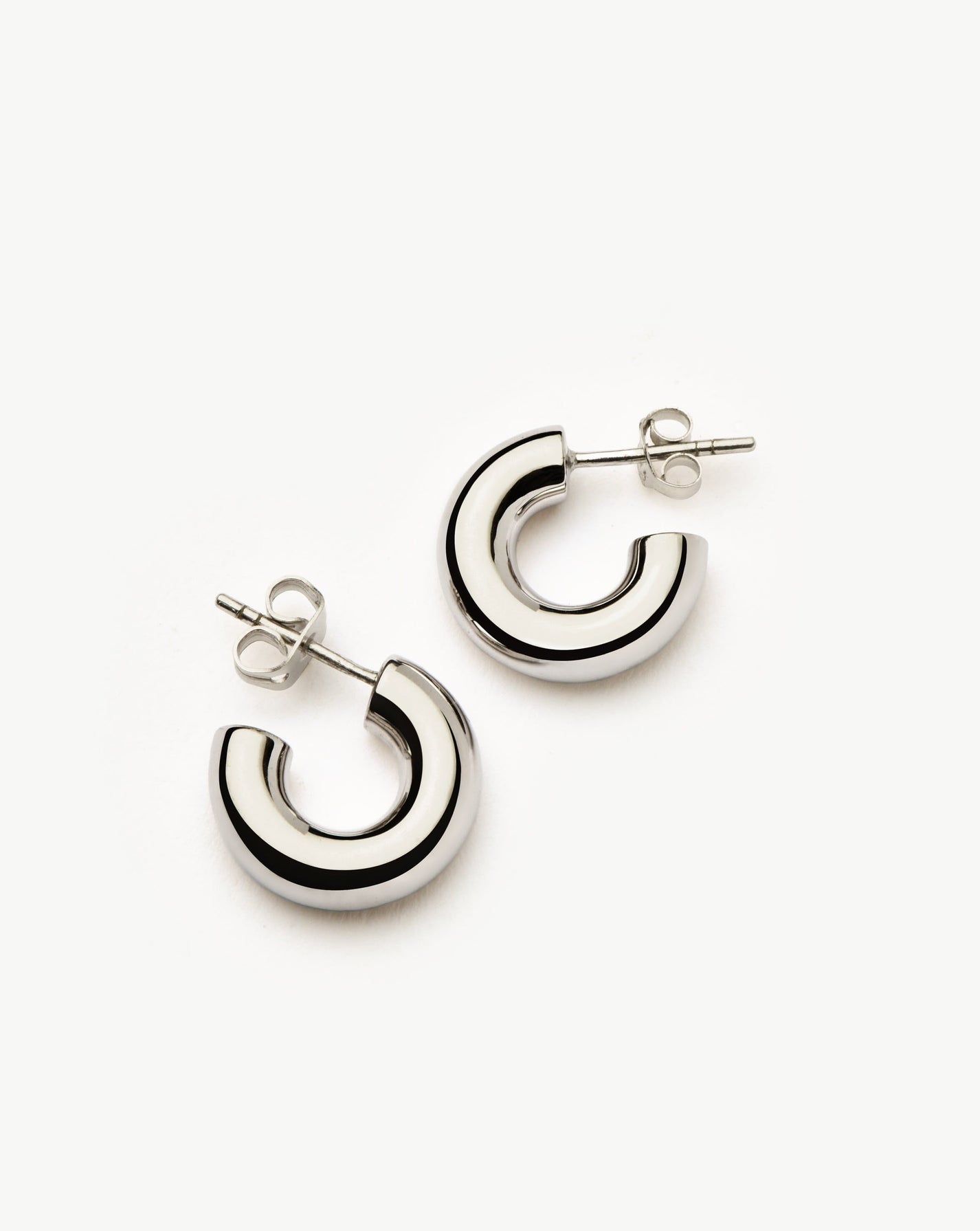Chubby Mini Hoop Earrings | Sterling Silver | Missoma UK