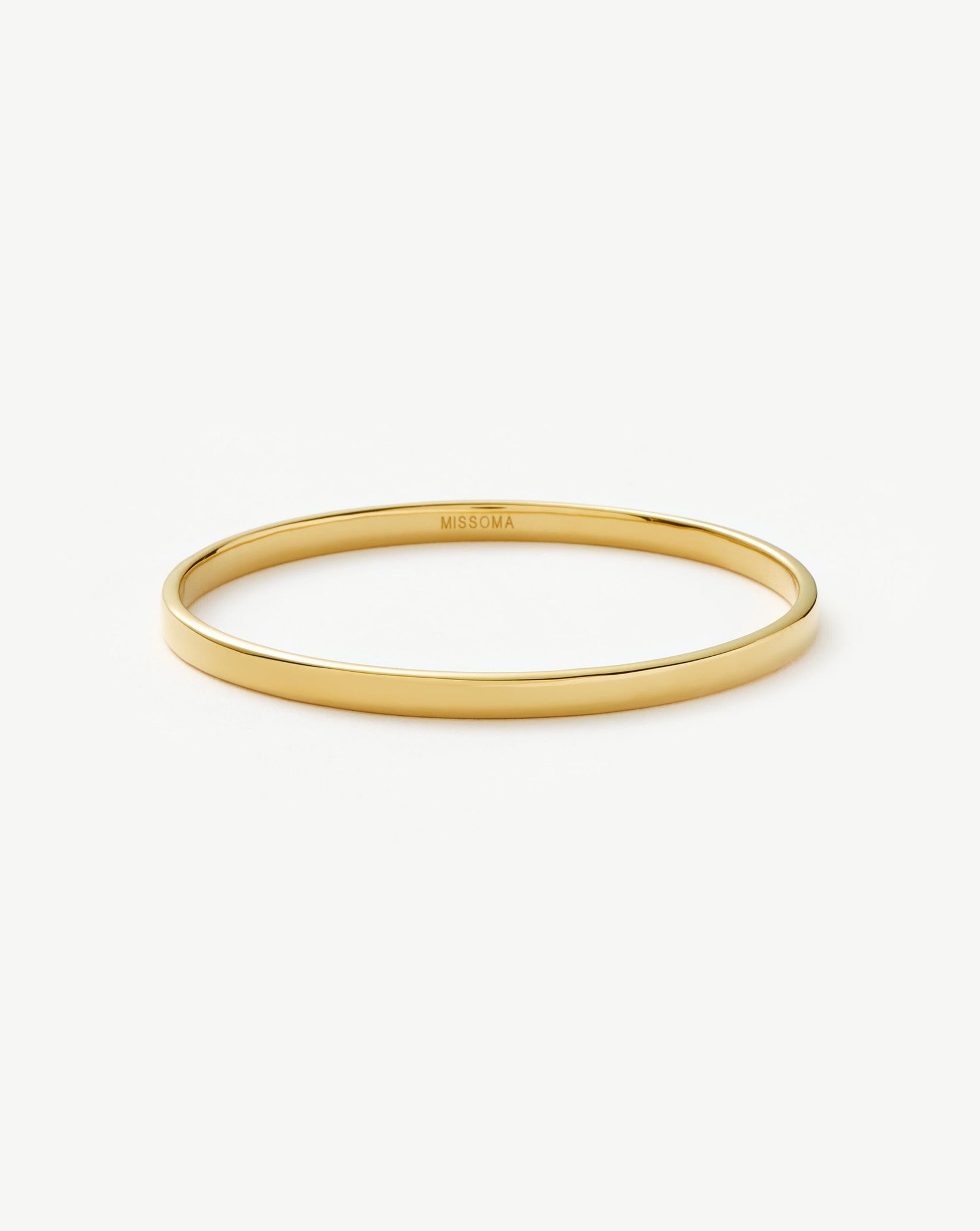 Classic Round Bangle - Gold | Missoma UK