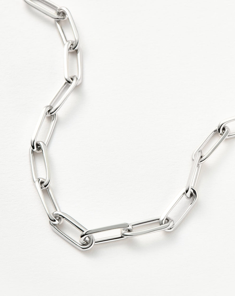 Classic Mini Paperclip Chain Bracelet - Silver | Missoma UK