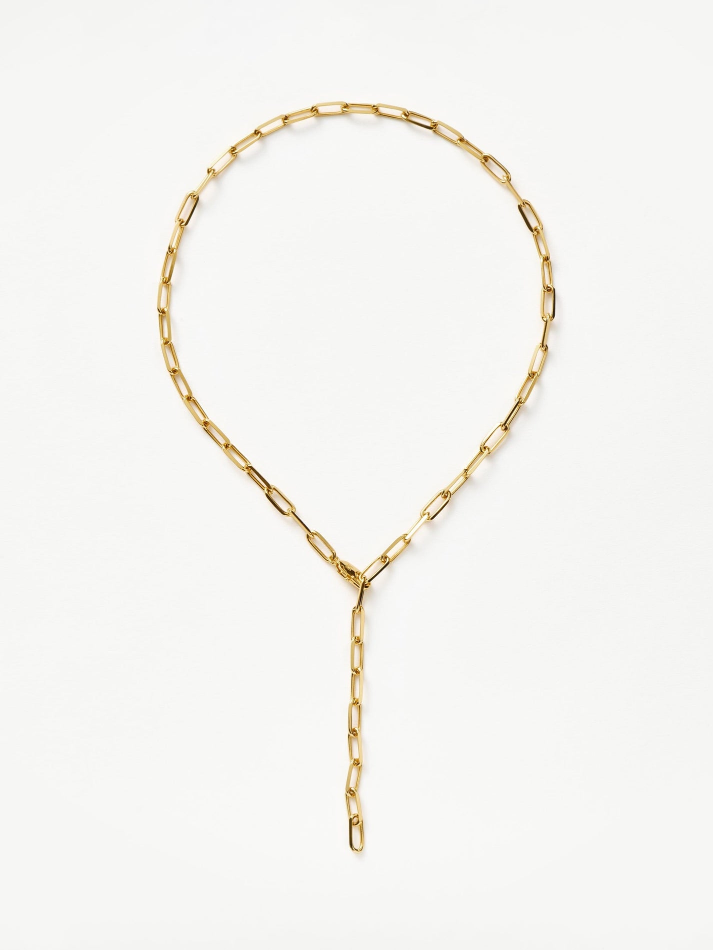 Classic Mini Short Paperclip Gold Chain Necklace | Missoma UK