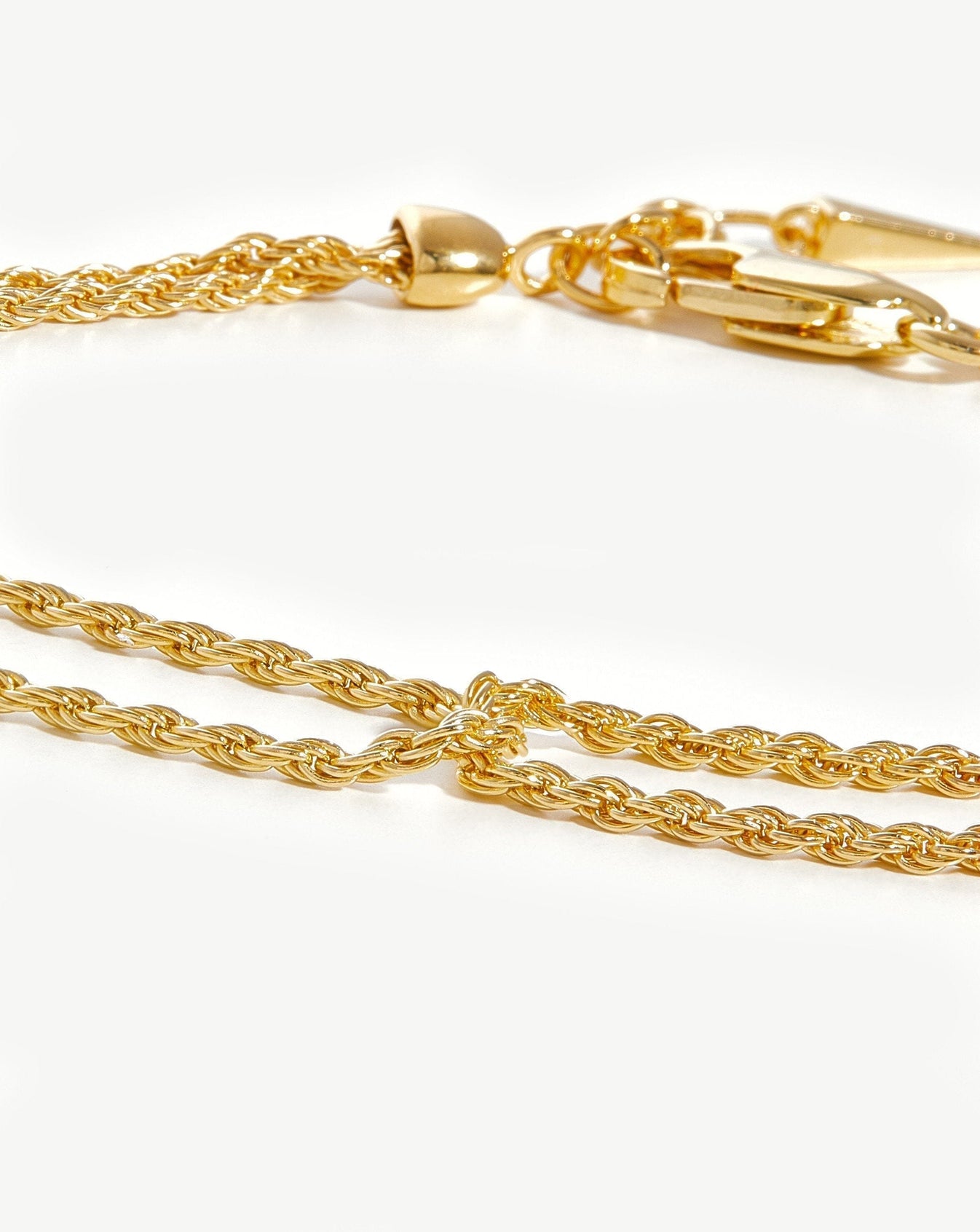 Double Rope Bracelet - 18ct Gold Vermeil | Missoma UK
