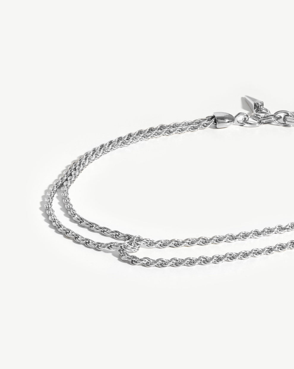 Double Rope Bracelet - Sterling Silver | Missoma UK