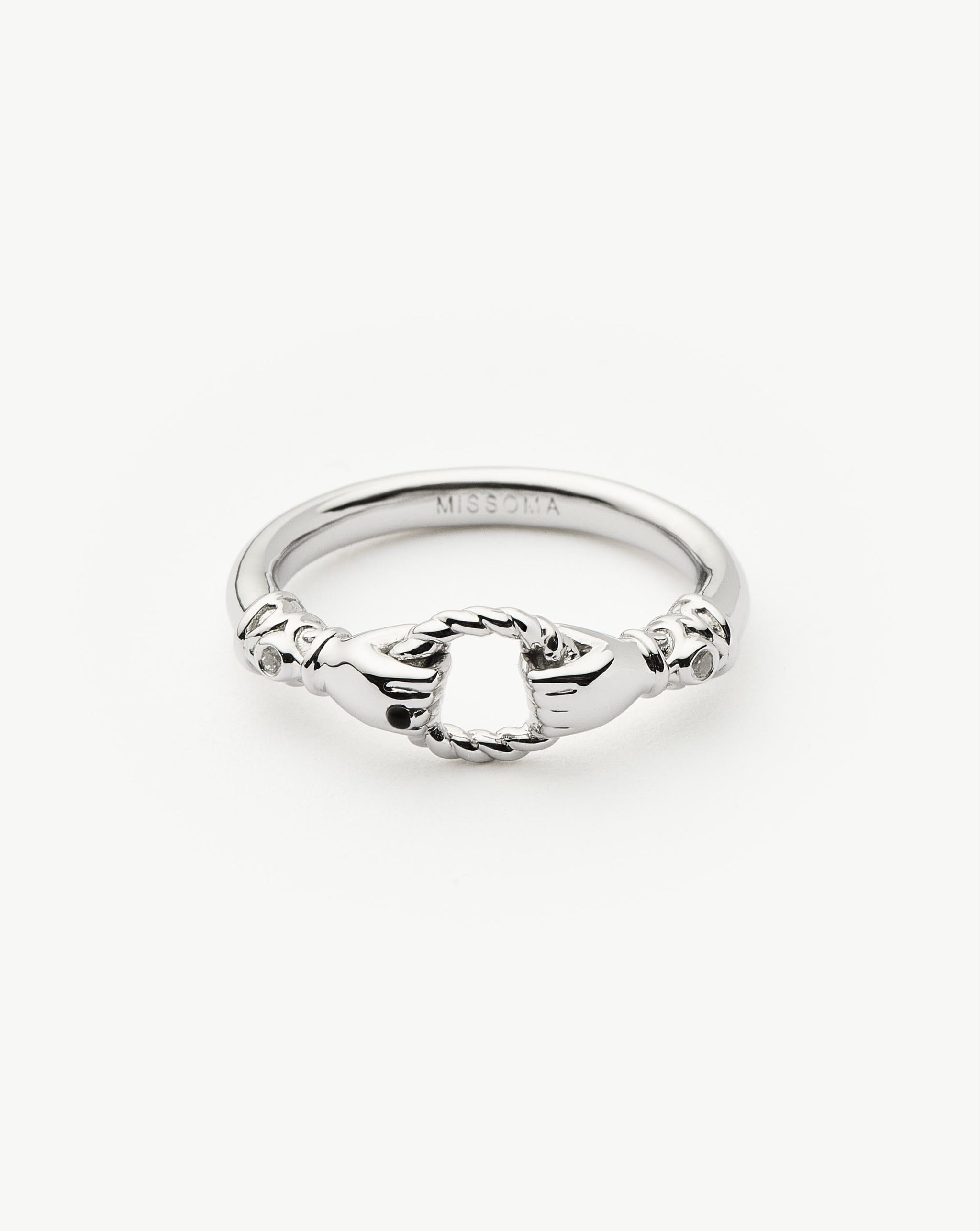Harris Reed In Good Hands Stacking Ring - Sterling Silver | Missoma