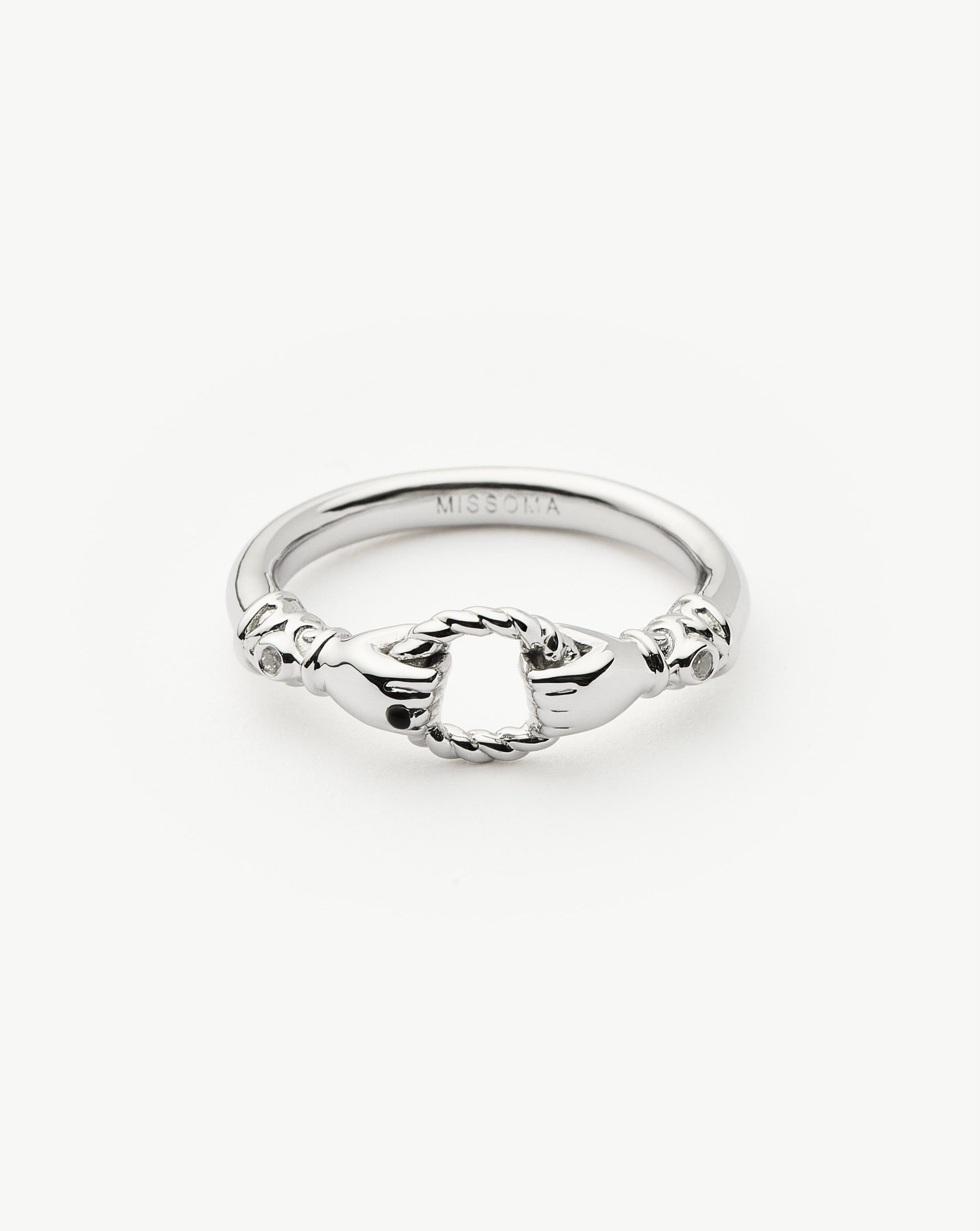 Harris Reed In Good Hands Stacking Ring - Sterling Silver | Missoma