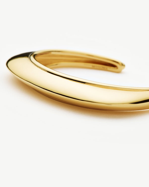 Hera Dome Statement Cuff Bracelet - Gold | Missoma UK