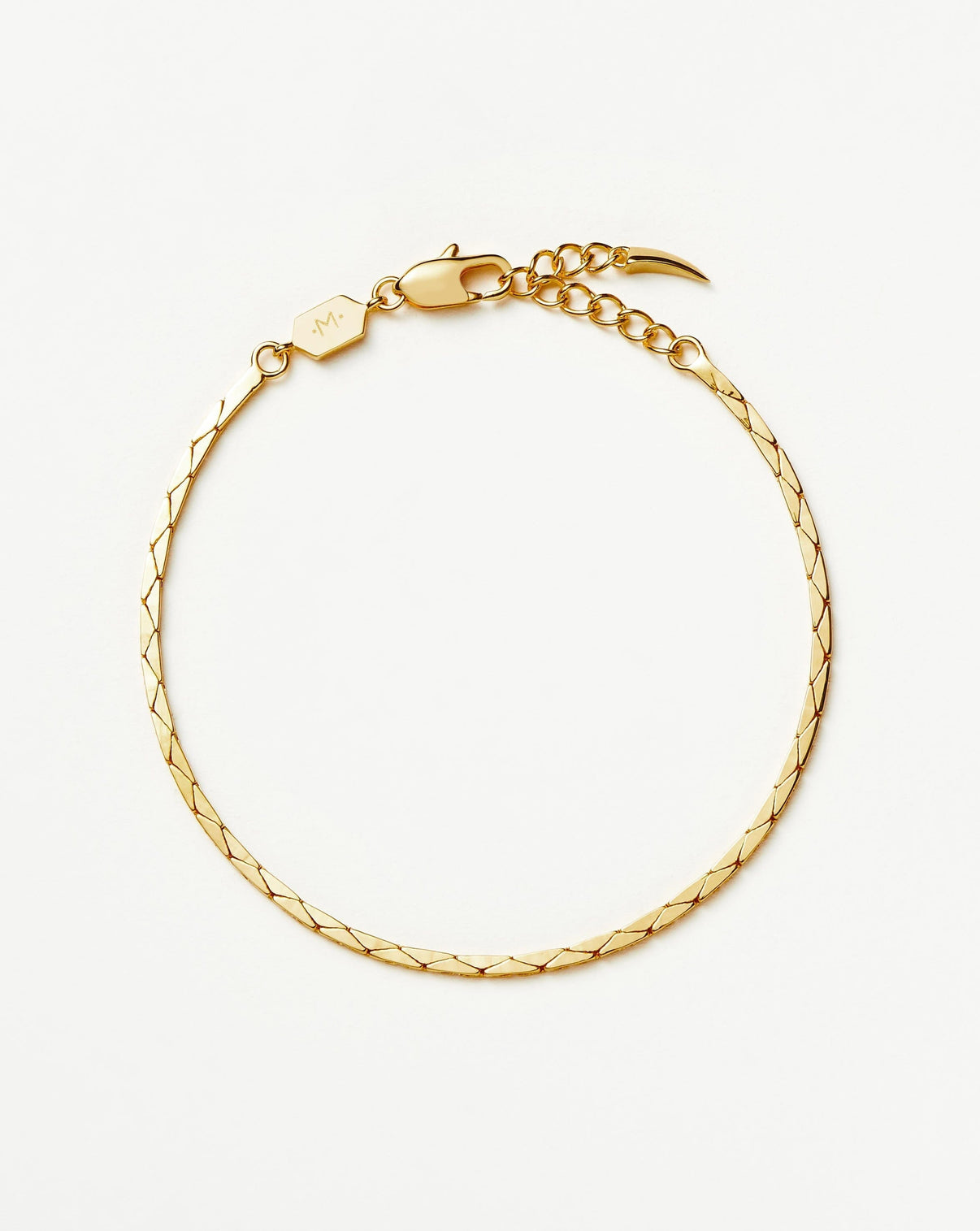 Lucy Williams Cobra Snake Chain Bracelet - Gold | Missoma