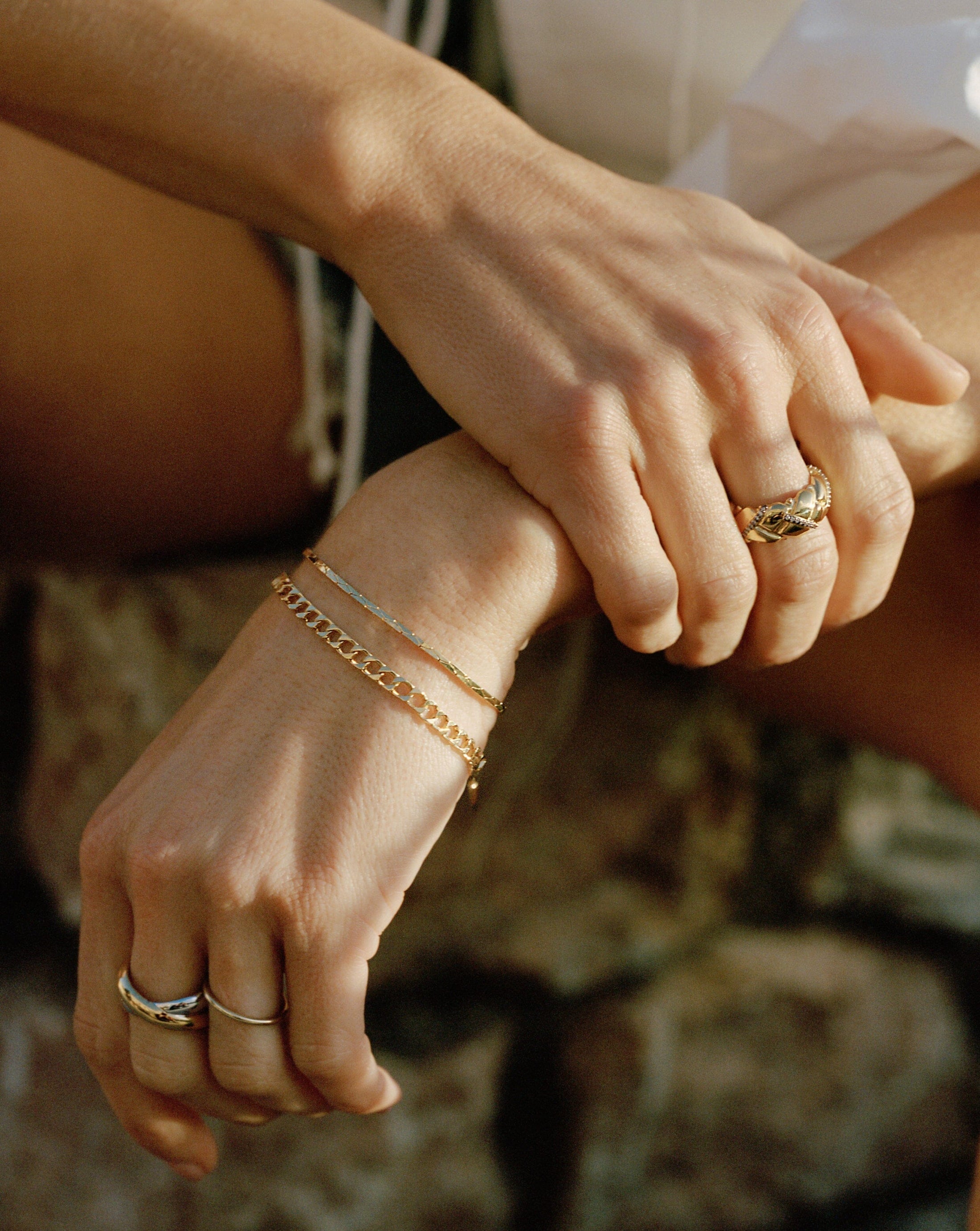 Lucy Williams Cobra Snake Chain Bracelet - Gold | Missoma