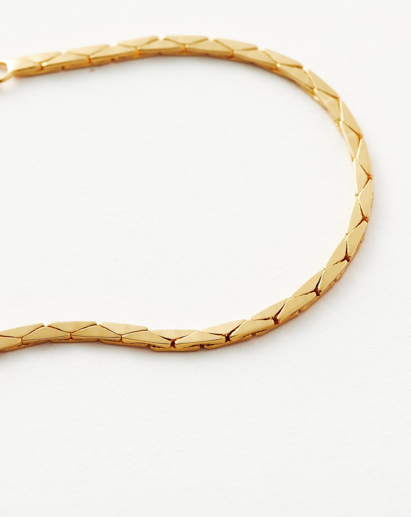 Lucy Williams Cobra Snake Chain Bracelet - Gold | Missoma