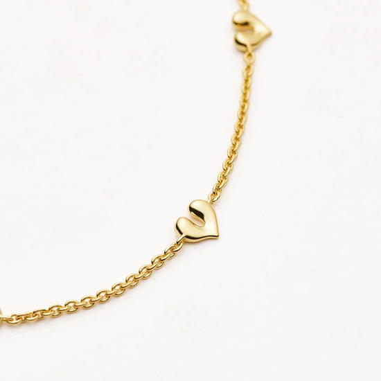 Molten Heart Mini Charm Bracelet | Missoma UK