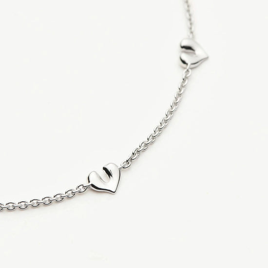 Molten Heart Mini Charm Bracelet | Missoma UK