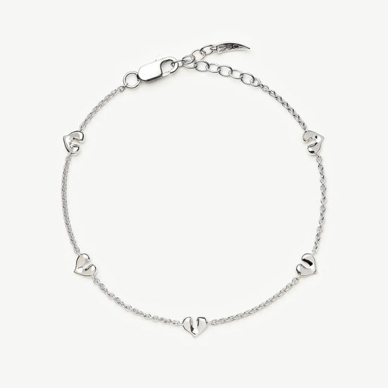 Molten Heart Mini Charm Bracelet | Missoma UK