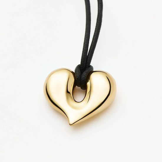 Molten Heart Pendant Cord Necklace | Missoma UK