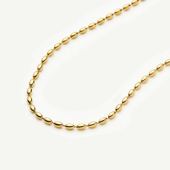 Molten Olive Chain Necklace in Gold | Missoma UK