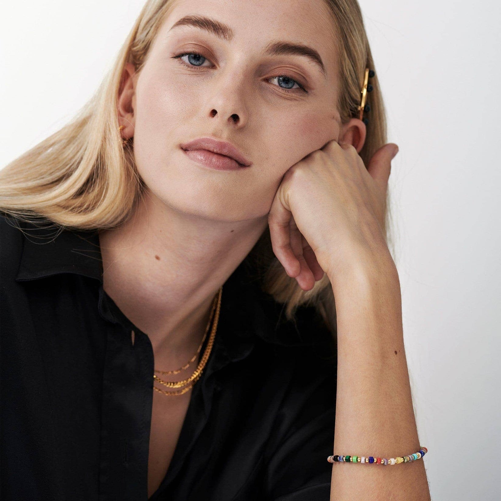 Beaded Bracelet - 18ct Gold Plated/Multi Beaded | Missoma