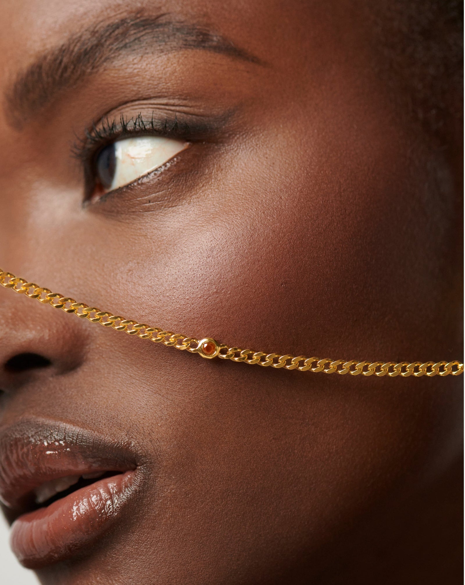 Birthstone Chain Bracelet - November | 18ct Gold Plated Vermeil/Citrin ...