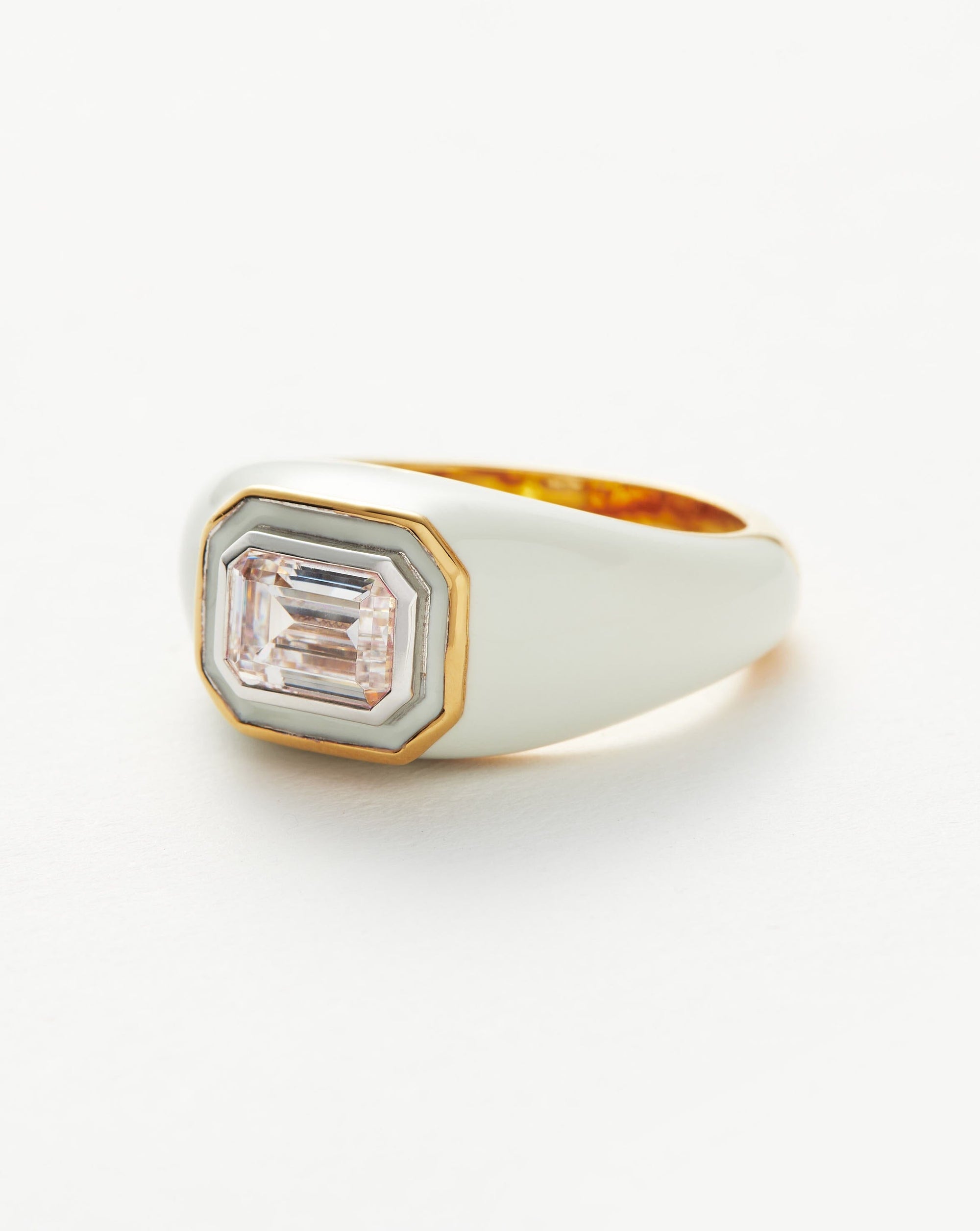 Enamel & Stone Dome Statement Ring Rings | Missoma