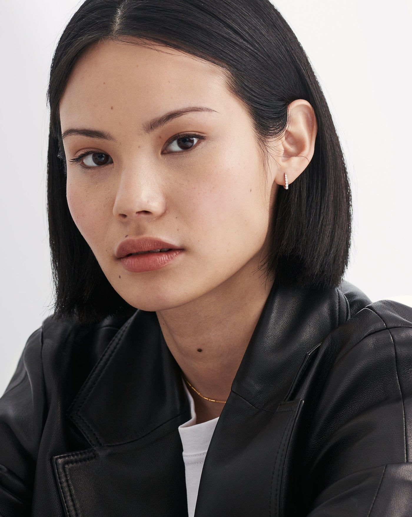 Fine Claw Huggies | 14ct Solid Gold/Diamond | Missoma