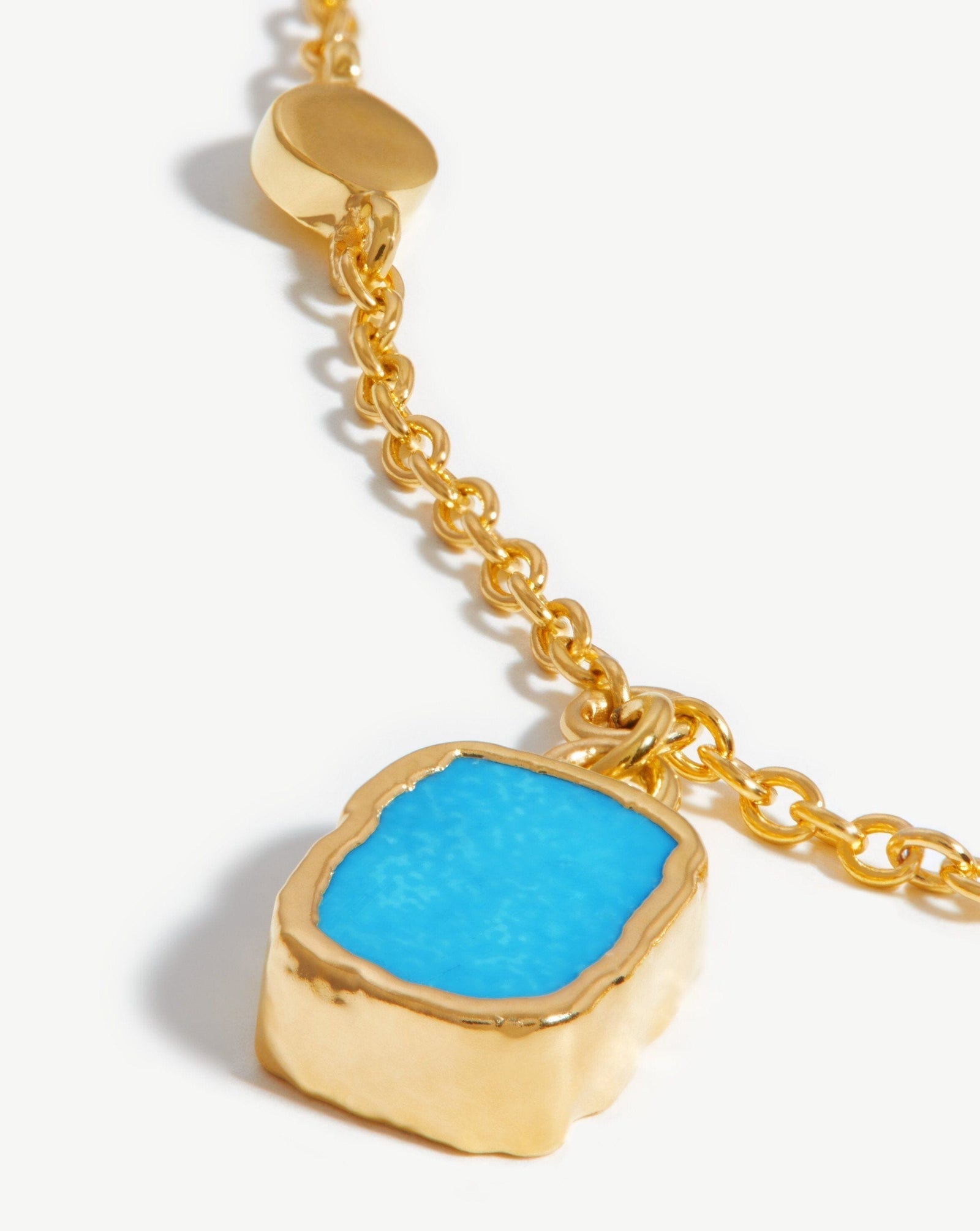 Lena Charm Choker | 18ct Gold Plated Vermeil/Turquoise | Missoma