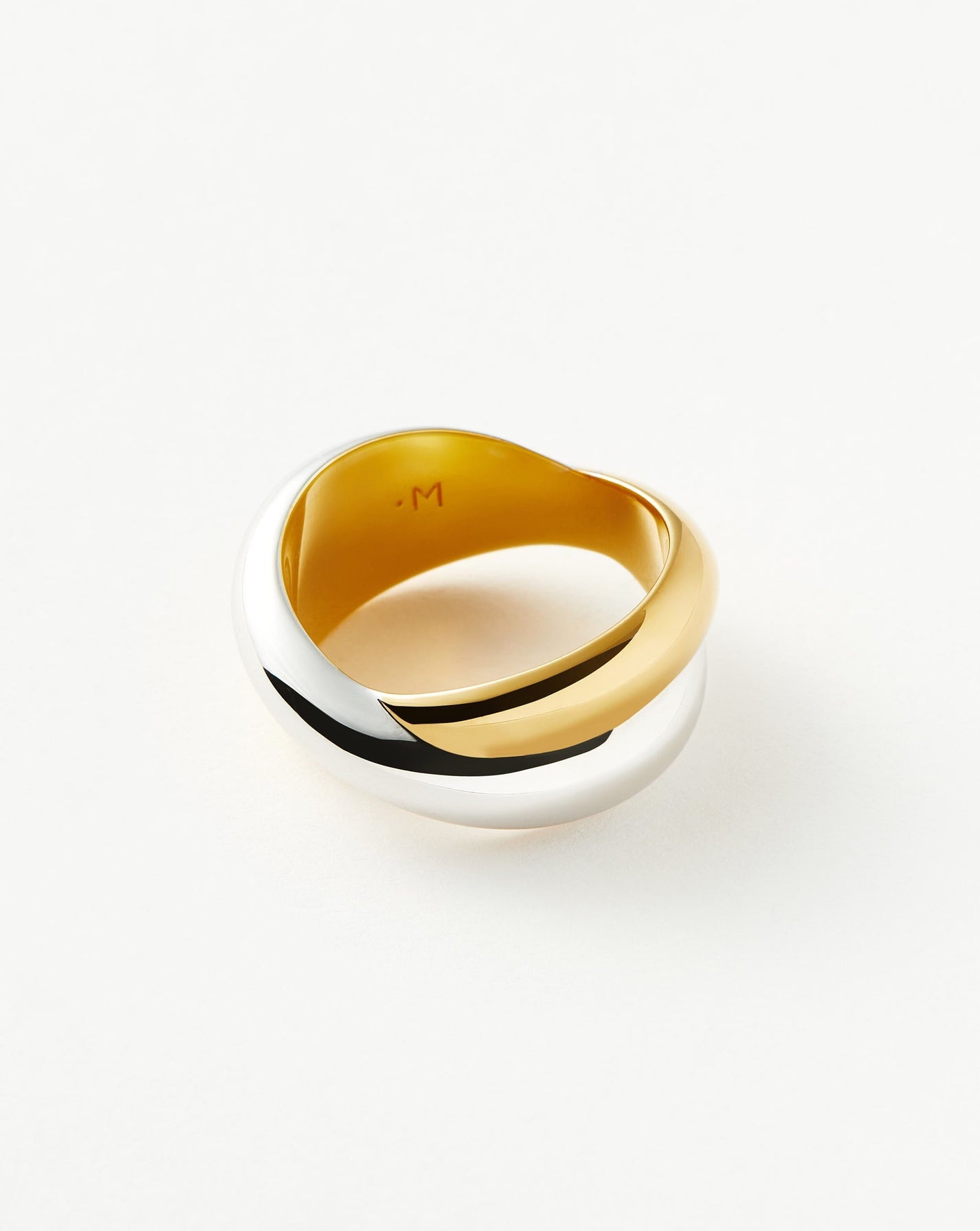 Lucy Williams Chunky Entwine Ring | gold & Silver | Missoma