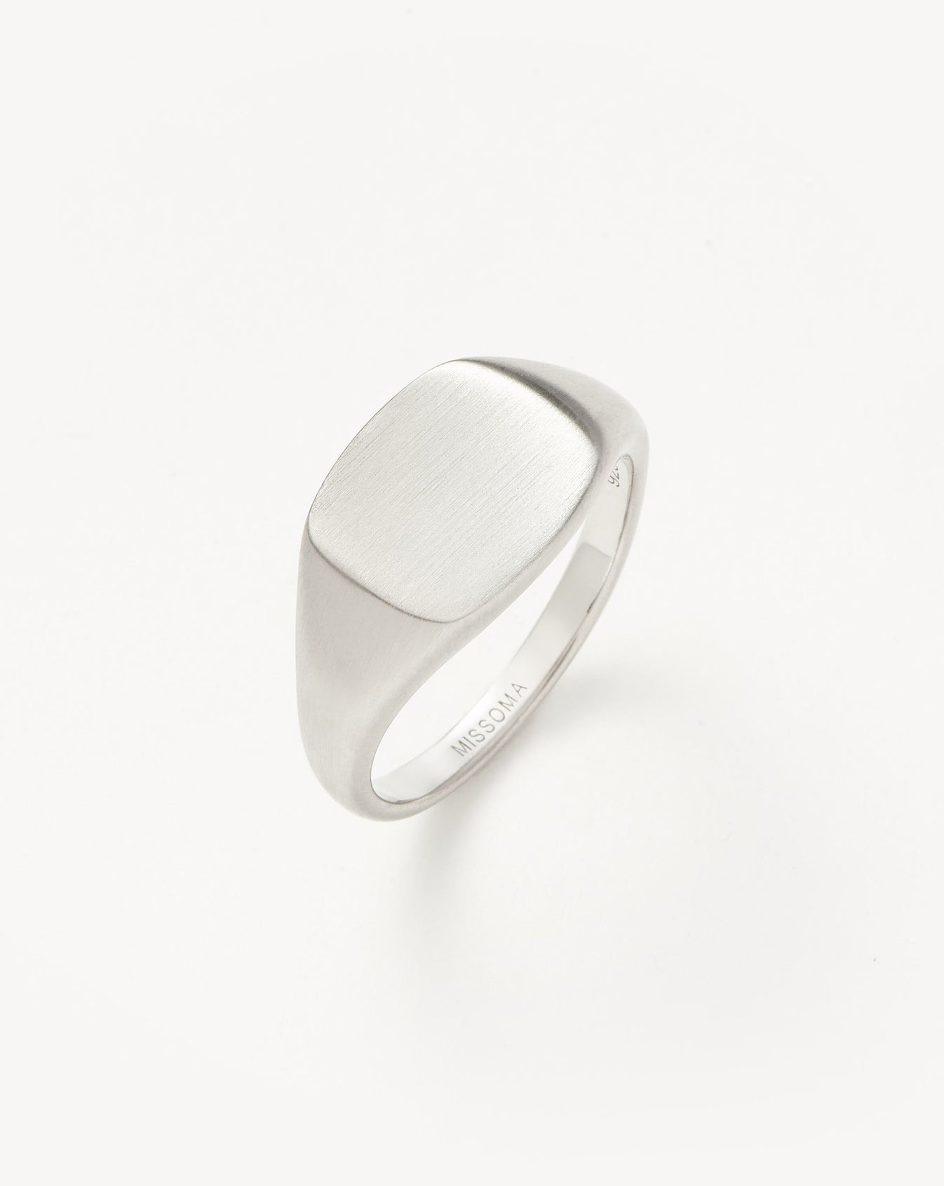 Mens Engravable Signet Ring | Sterling Silver | Missoma