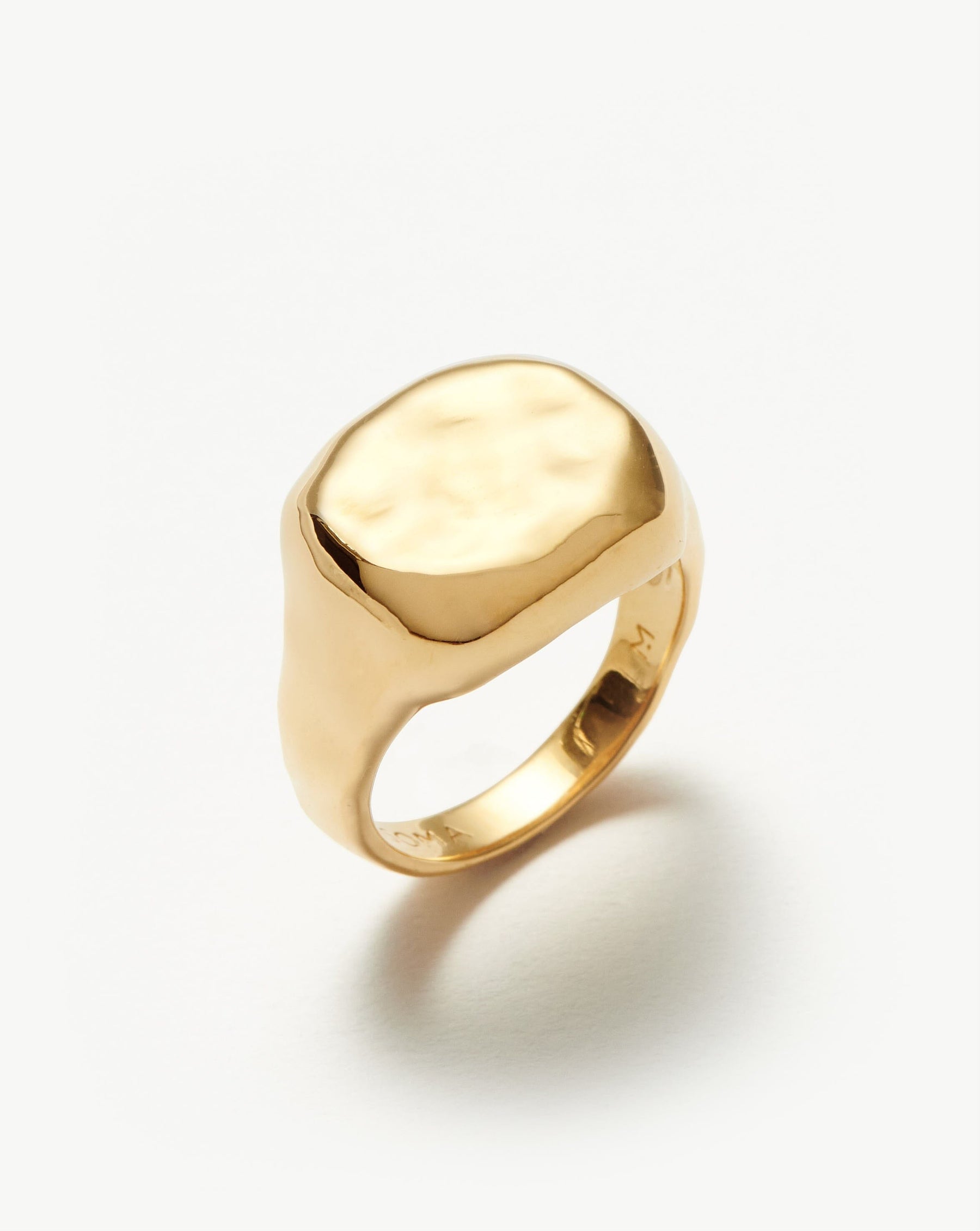 Molten Wave Stacking Ring | 18ct Gold Plated Vermeil | Missoma