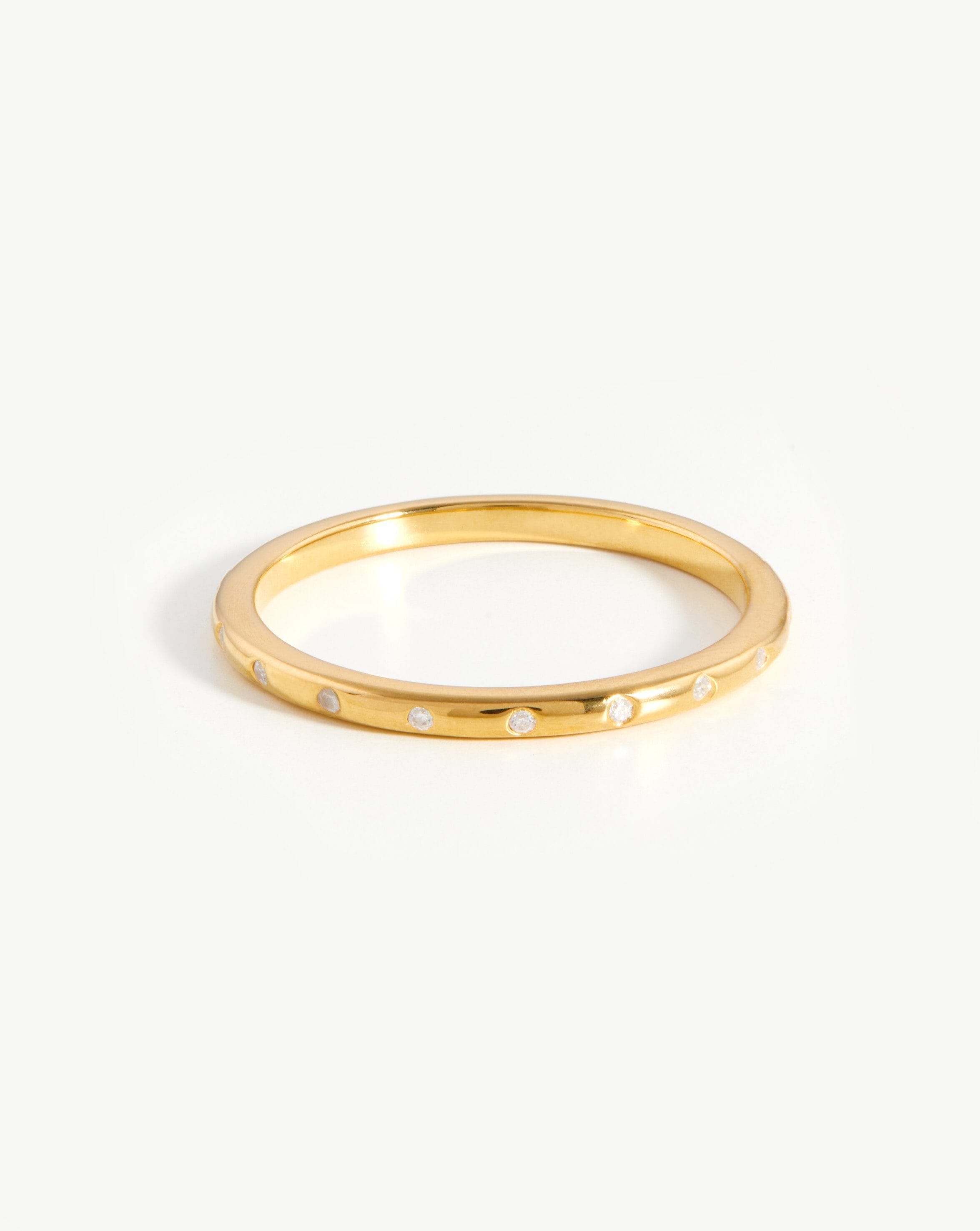 Solar Studded Ring | 18ct Gold Plated Vermeil/Cubic Zirconia | Missoma