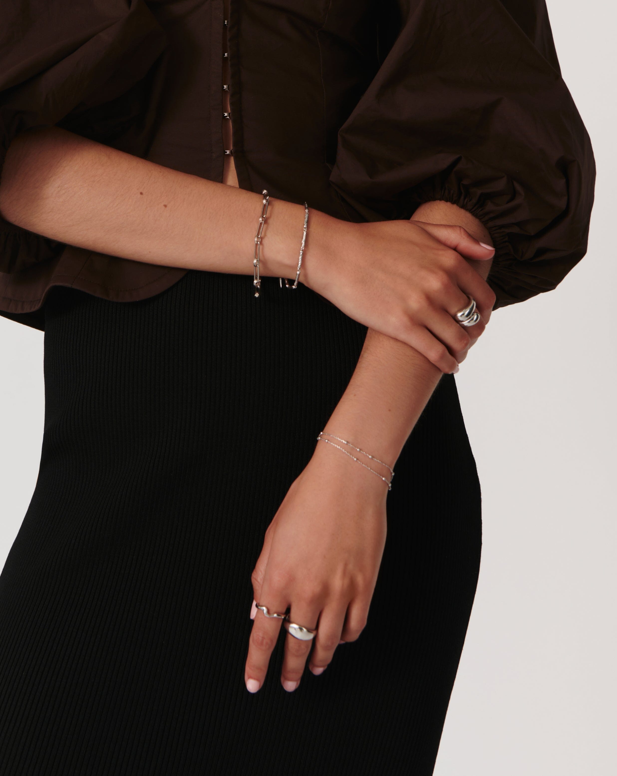 Wavy Ridge Chain Bracelet | Missoma UK