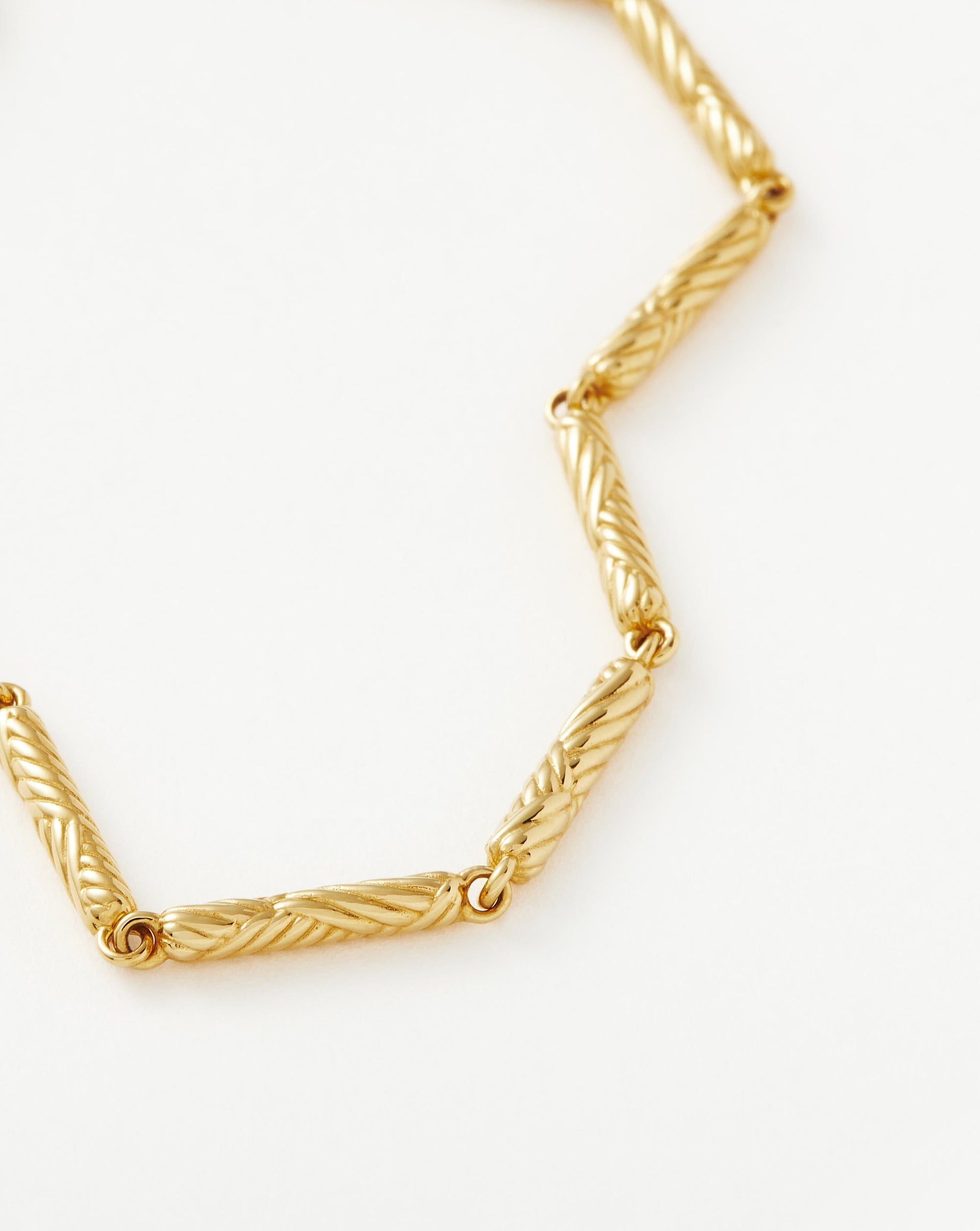 Wavy Ridge Chain Bracelet Bracelets | Missoma